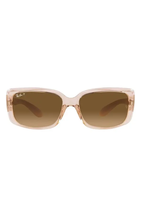 Ray-ban 58mm Gradient Rectangle Sunglasses