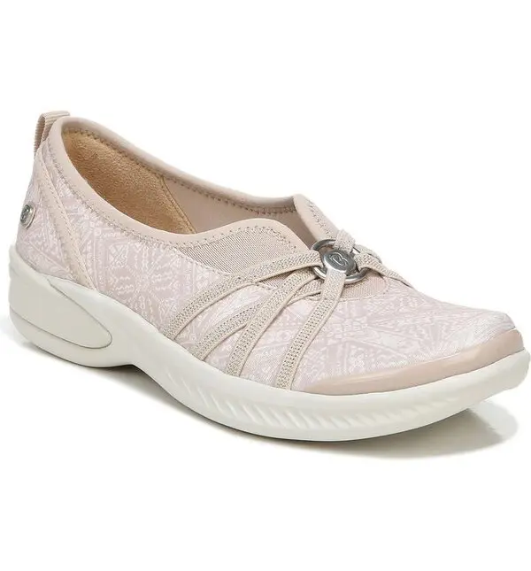 LIFESTRIDE Bzees Niche Slip-on Shoe - Beige Batik Print