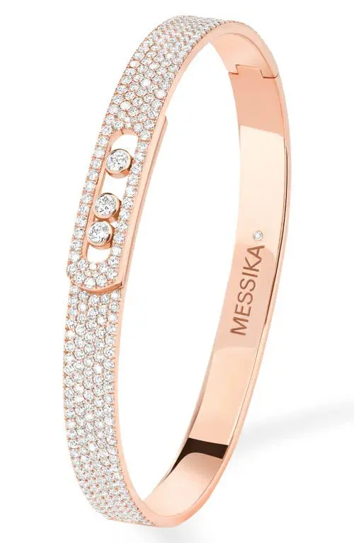 Messika Move Noa Pavé Diamond Bracelet - Pink Gold