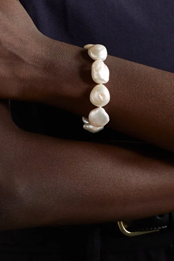 Mateo 14-karat Gold Pearl Bracelet