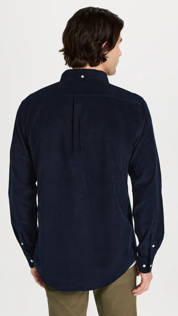 Barbour Ramsey Corduroy Shirt - Navy