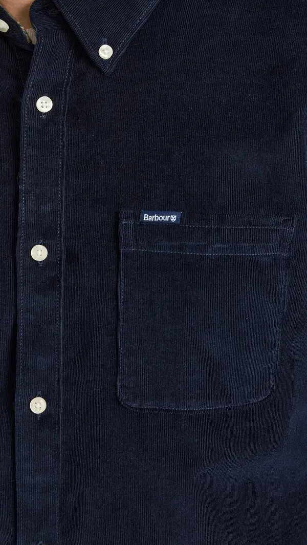 Barbour Ramsey Corduroy Shirt - Navy