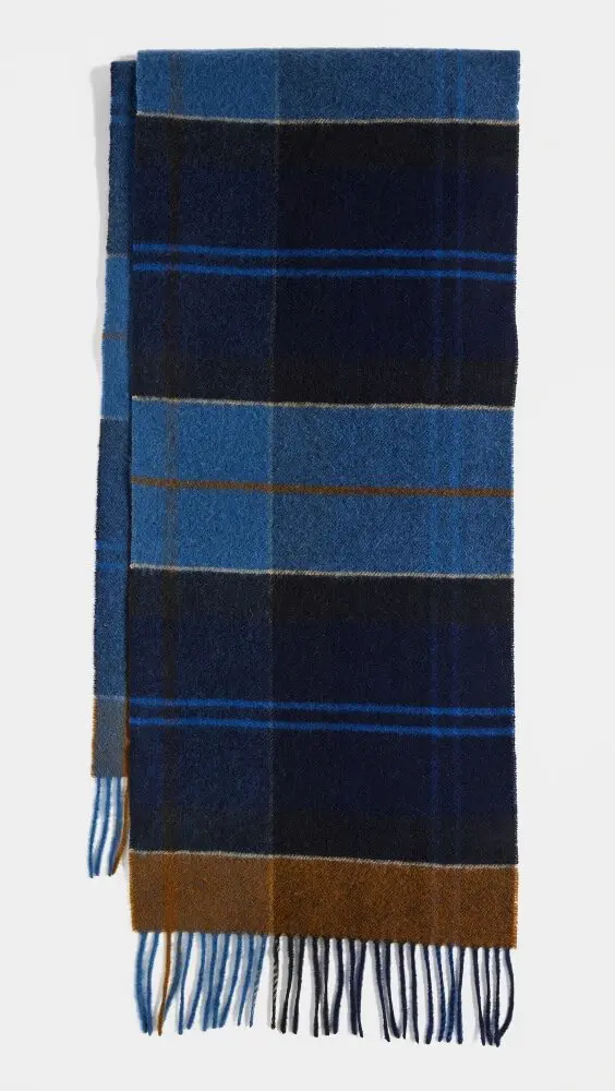 Barbour Inverness Tartan Scarf - Midnight