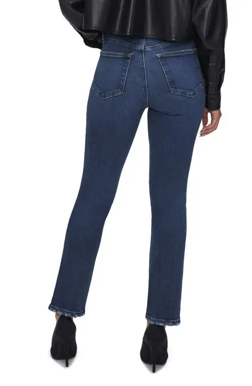 Good American Good Legs Straight Leg Jeans
