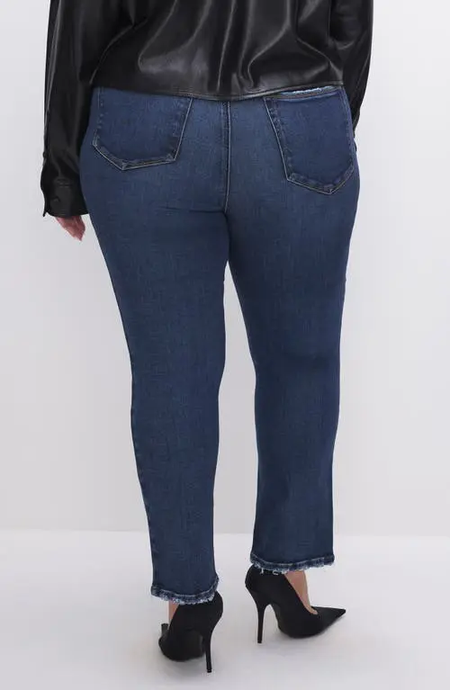 Good American Good Legs Straight Leg Jeans