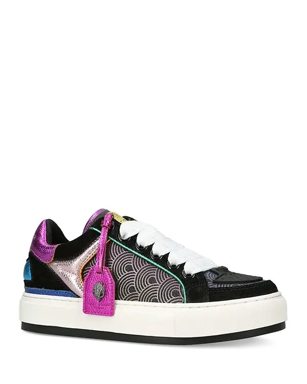 Kurt Geiger Southbank Tag Platform Sneakers - Black