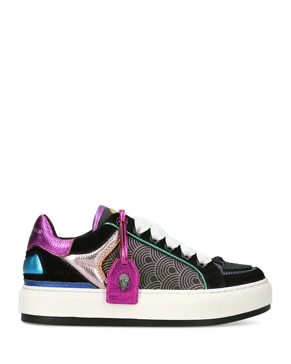 Kurt Geiger Southbank Tag Platform Sneakers - Black