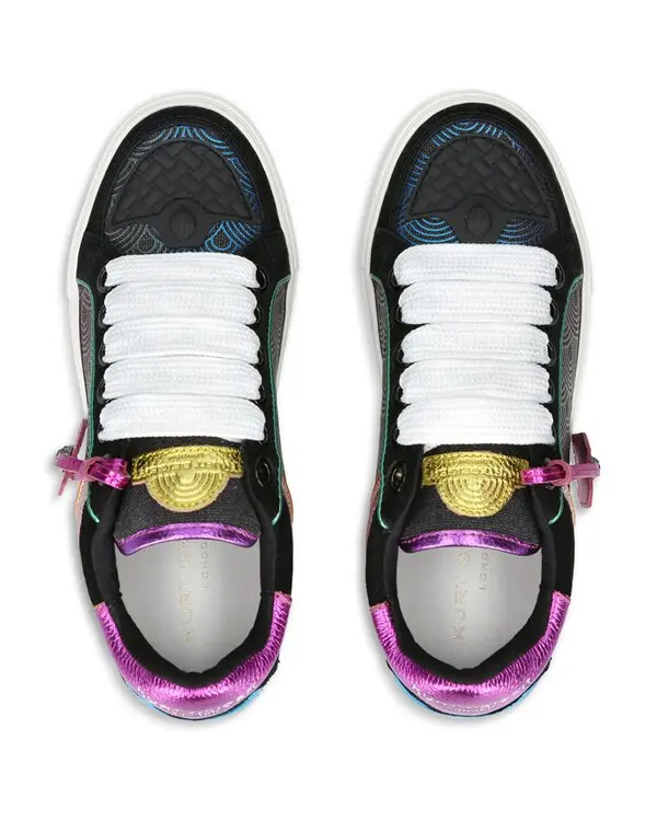 Kurt Geiger Southbank Tag Platform Sneakers - Black