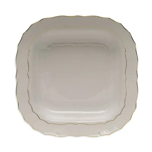 HEREND Square Dish - Gold