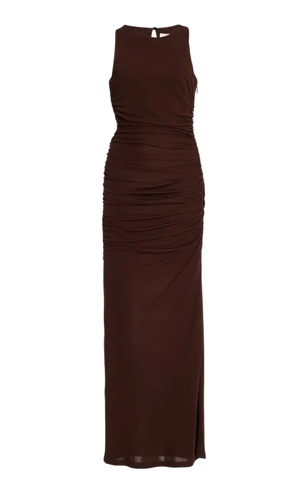 rotita chiffon dress Arlet – Retrofete color: blue Color:Turquoise Linen Dark Blue A-Line Tulle