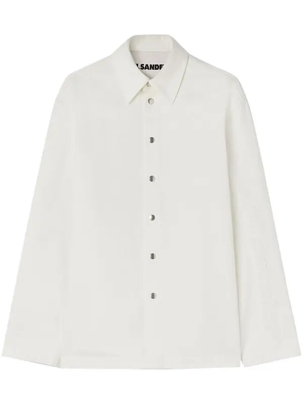 JIL SANDER Logo-embossed Cotton Shirt