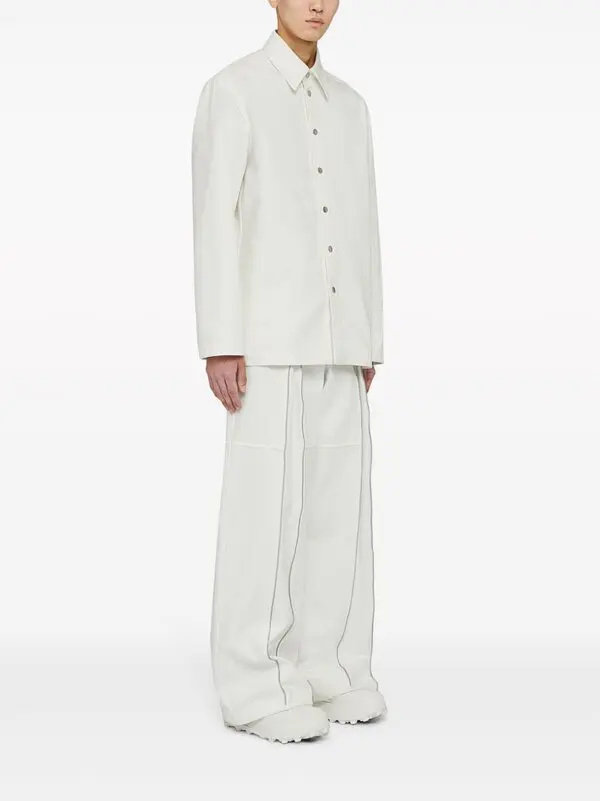 JIL SANDER Logo-embossed Cotton Shirt