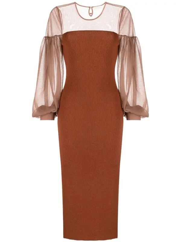 Ulla Johnson Milla Sheer-paneling Dress