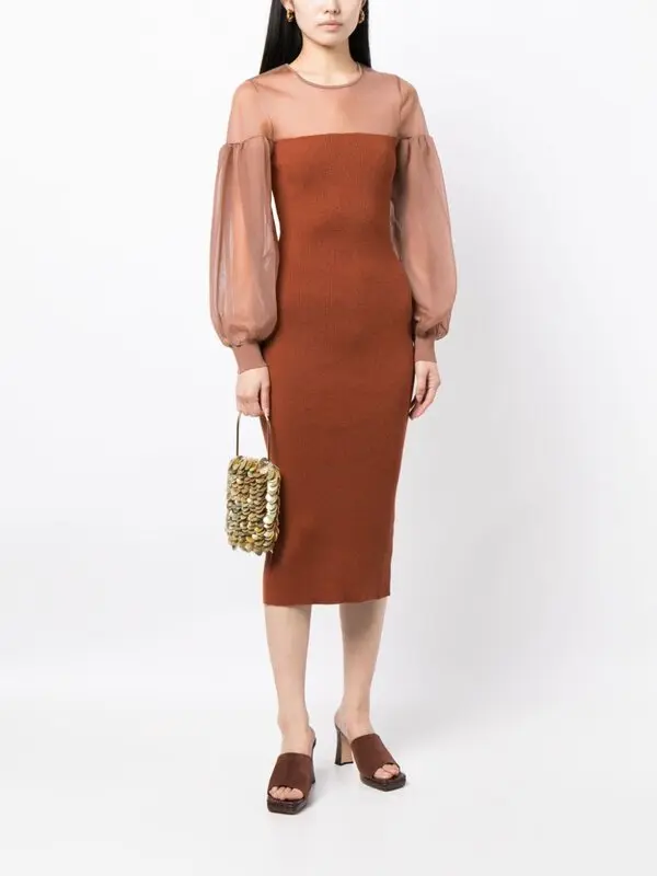 Ulla Johnson Milla Sheer-paneling Dress