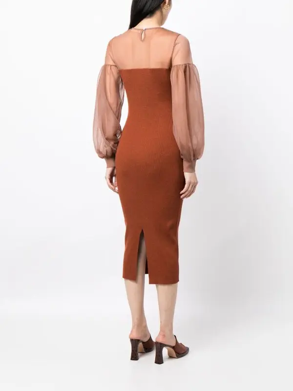 Ulla Johnson Milla Sheer-paneling Dress