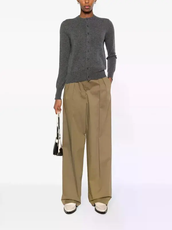 extreme cashmere - N°300 Little 2 Crew-Neck Cashmere Cardigan