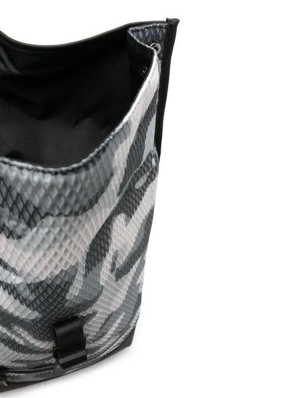 Rains Camouflage-print Textured Backpack