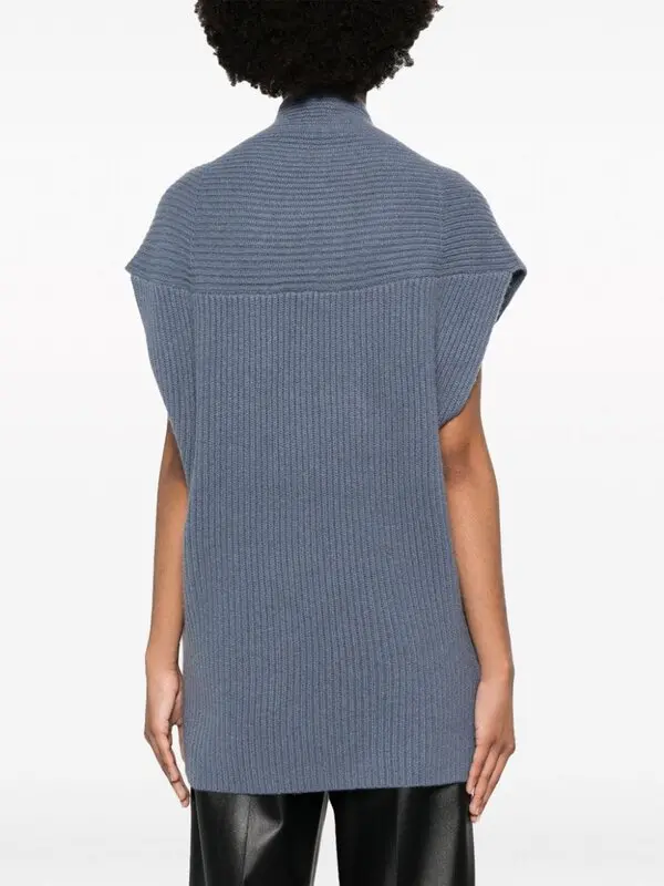 JOSEPH Plunging V-neck Ribbed-knit Jumper