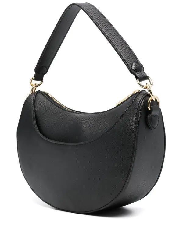 Moschino Logo-plaque Heart-patch Shoulder Bag
