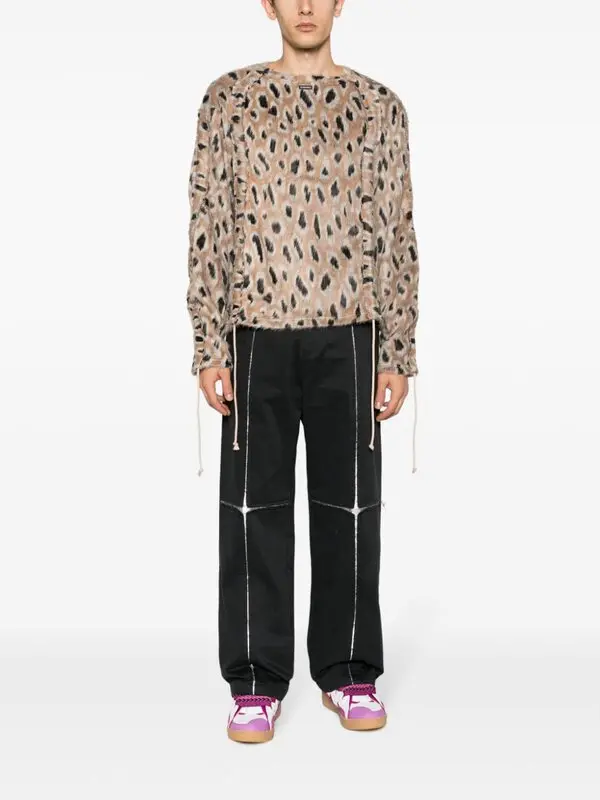 BLUEMARBLE Leopard-print Jumper