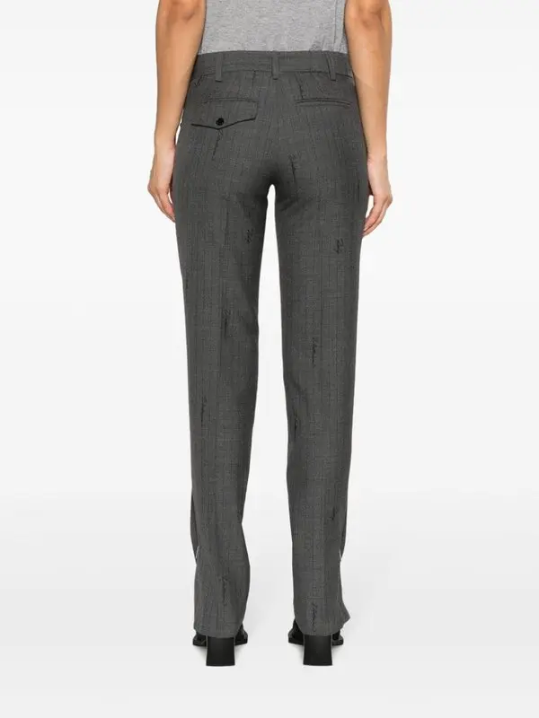 Zadig&Voltaire Prune Striped Trousers - Grey
