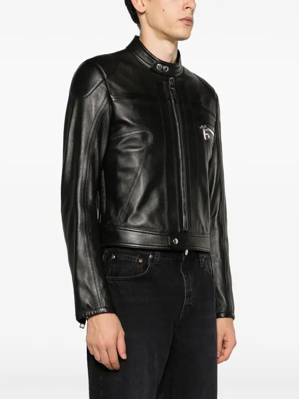 Dolce & Gabbana Nappa Leather Biker Jacket
