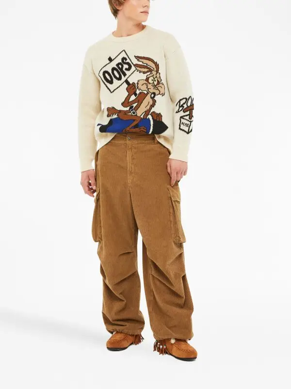 Alanui Velvet Corduroy Cargo Pants