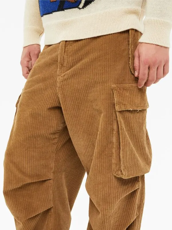 Alanui Velvet Corduroy Cargo Pants