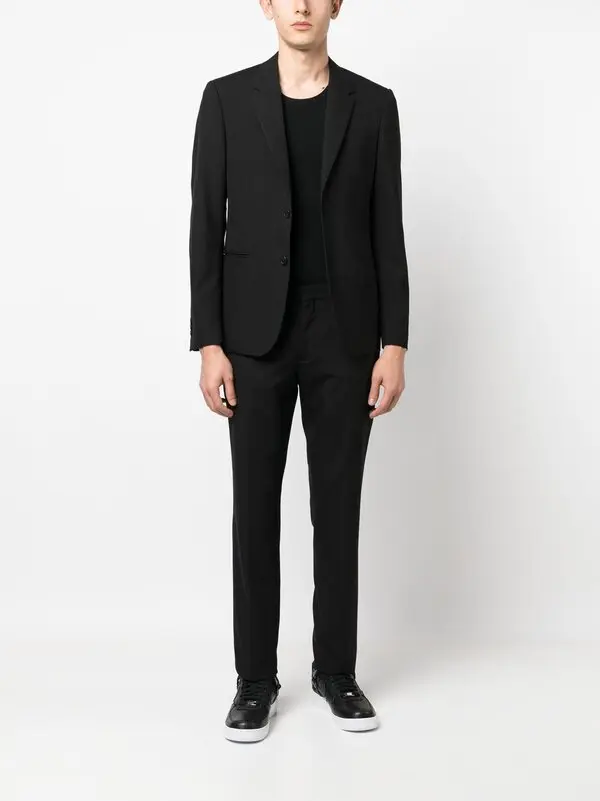 Off-White Logo Tailored Trousers - Black