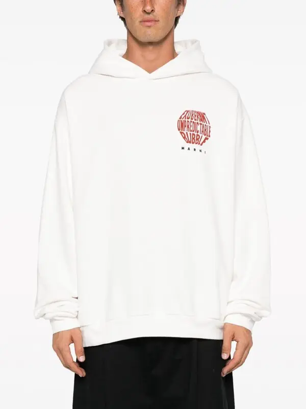 Marni Graphic-print Cotton Hoodie