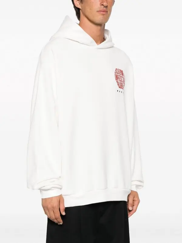 Marni Graphic-print Cotton Hoodie