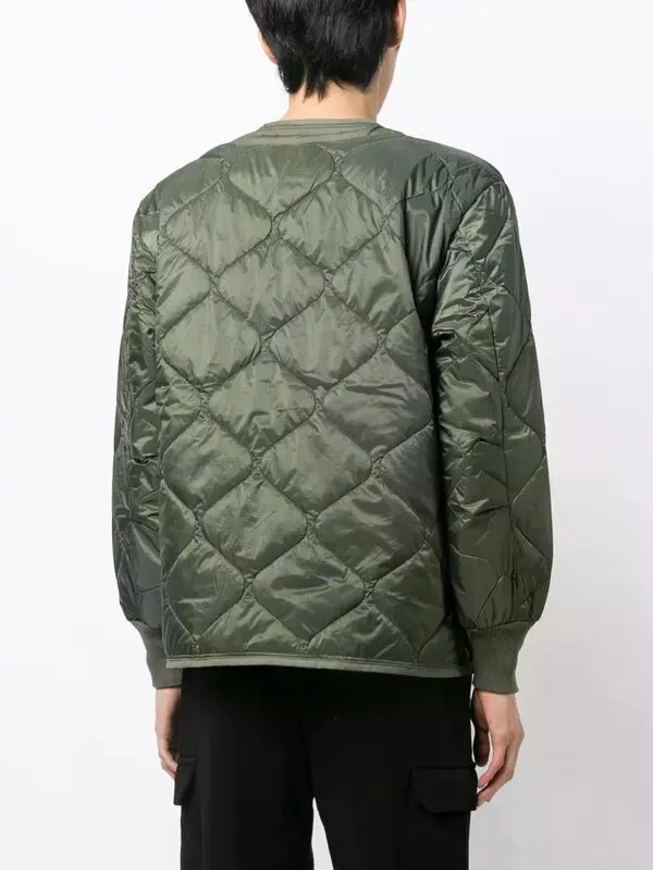 Alpha Industries Logo-patch Quilted Jacket