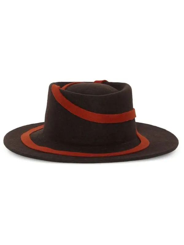 DESTREE Alvar Ribbon-band Fedora - Brown