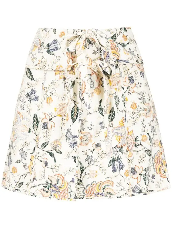 Ulla Johnson Quilted Silk Miniskirt