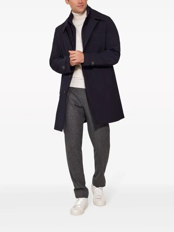 NORWEGIAN WOOL Tech Rainproof Trench Coat