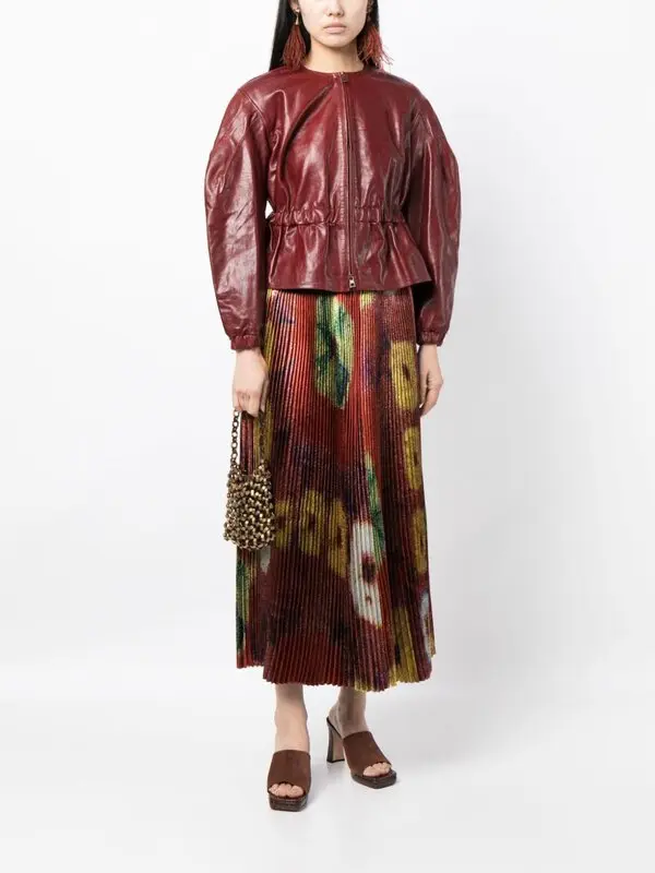 Ulla Johnson Rami High-waisted Pleated Skirt