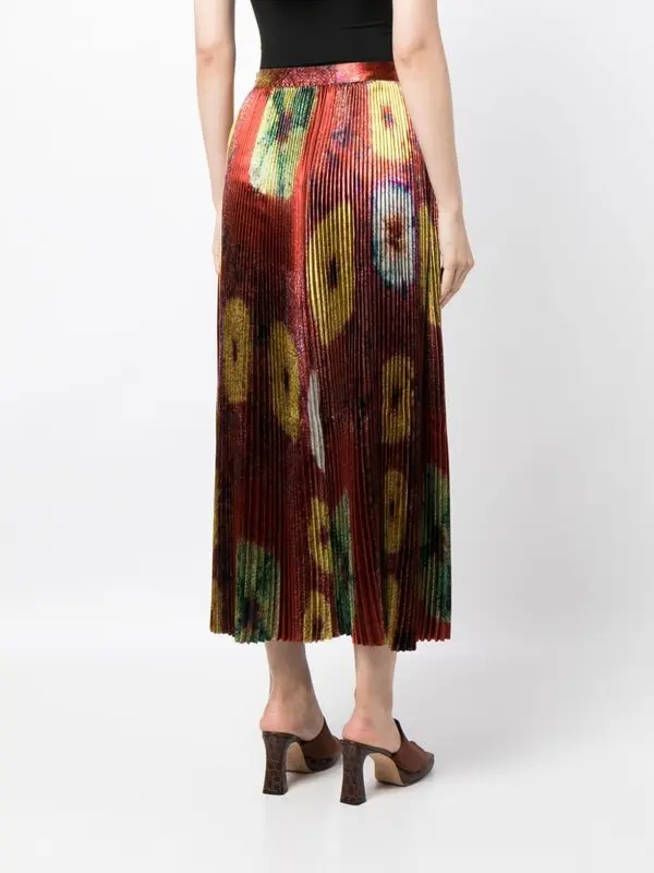 Ulla Johnson Rami High-waisted Pleated Skirt