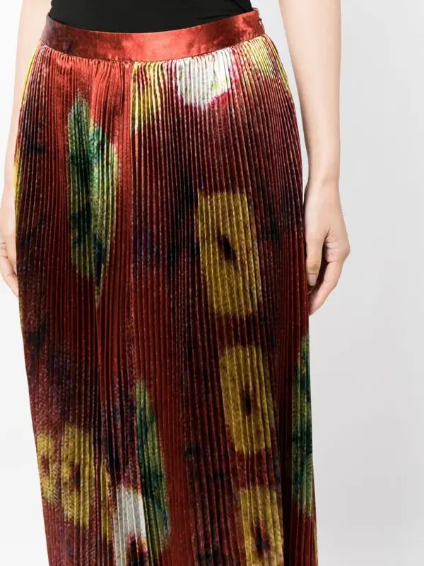 Ulla Johnson Rami High-waisted Pleated Skirt