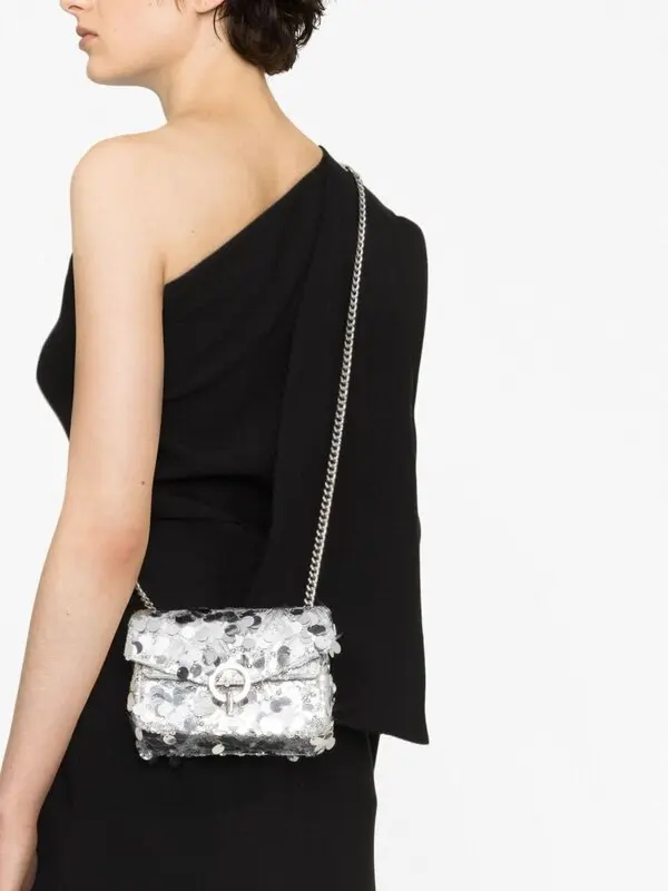 Sandro Sequin-embellished Crossbody Bag