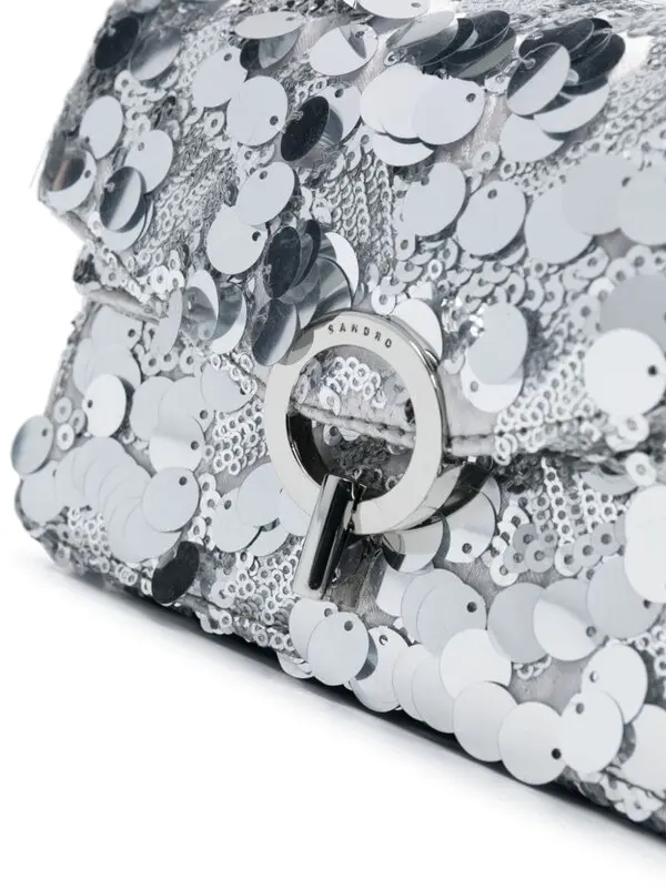 Sandro Sequin-embellished Crossbody Bag