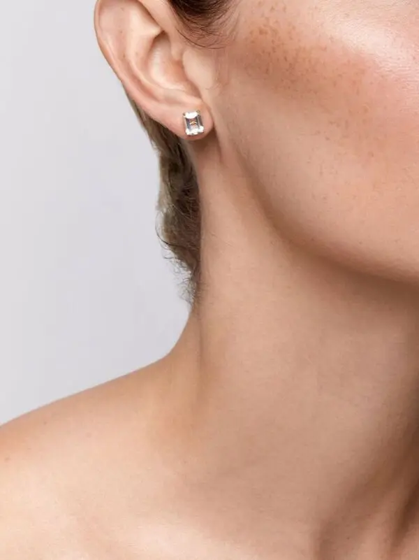 Mateo 14kt Yellow Green Amethyst Stud Earrings