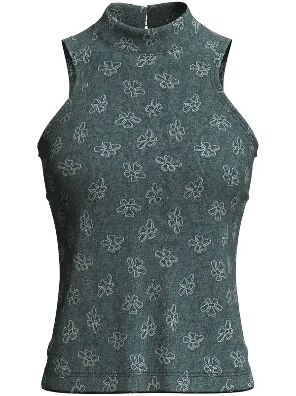 MARGHERITA MACCAPANI Kendra Monogram-jacquard Top
