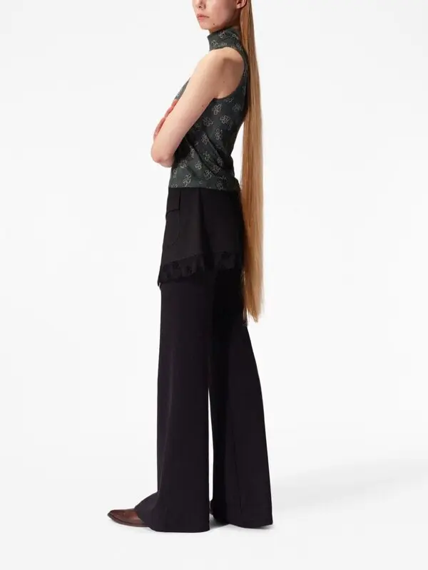 MARGHERITA MACCAPANI Kendra Monogram-jacquard Top