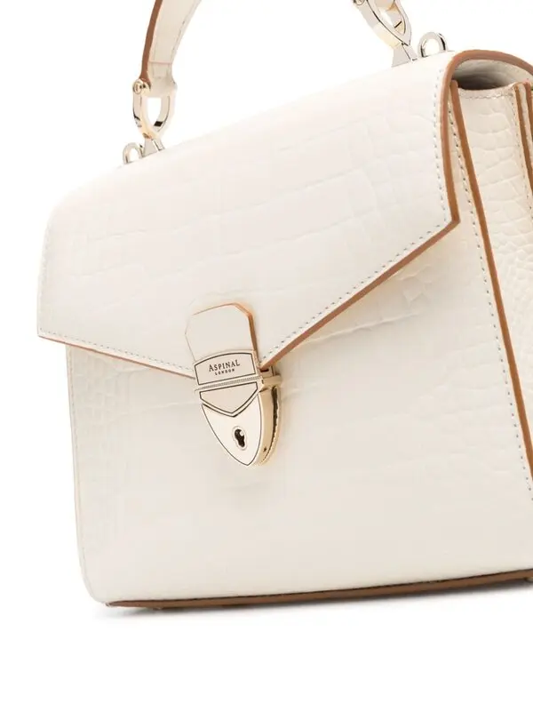 ASPINAL OF LONDON Midi Mayfair Top-handle Bag - Neutrals