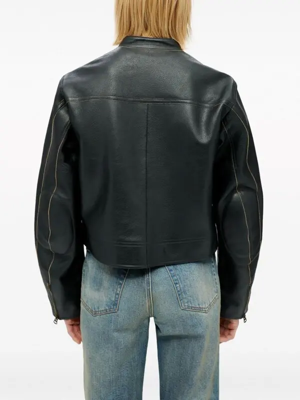 RE/DONE Racer Zip-up Leather Jacket