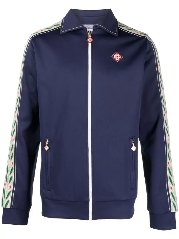 Casablanca Laurel Track Jacket - Blue