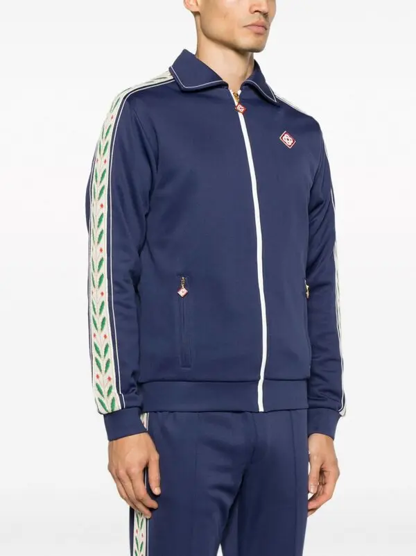 Casablanca Laurel Track Jacket - Blue