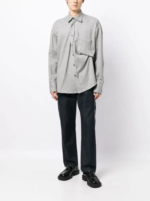 MARINA YEE Pleat-detail Cotton Shirt