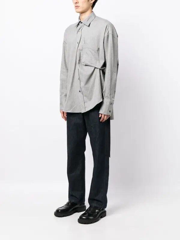 MARINA YEE Pleat-detail Cotton Shirt