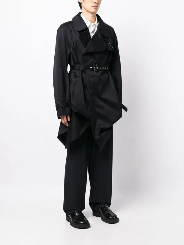 Marina Yee My Imper Belted Coat In Blue - 55% Off | Editorialist